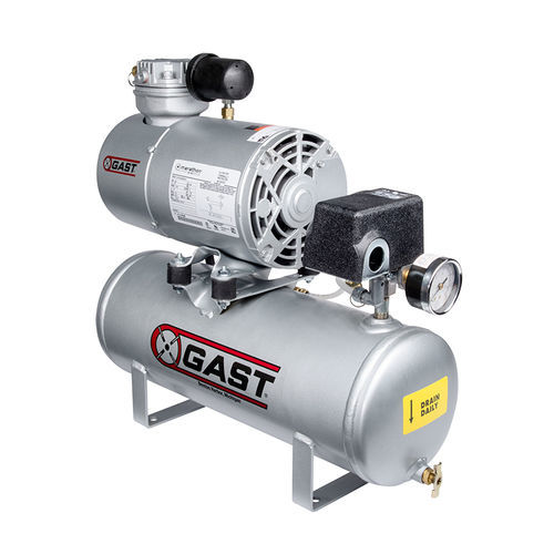 Laboratory air compressor - 1HAB-11T-M100X - GAST GROUP LTD - oil-free ...