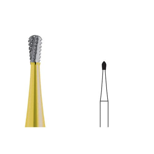 Dental burr - H7PC - Edenta - tungsten carbide / cutting / cross-cut