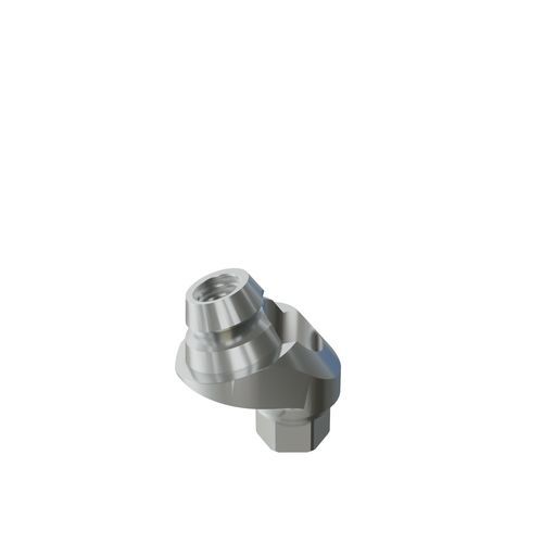 Titanium implant abutment - U35 series - IDI - internal / angled / screw