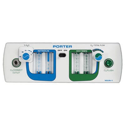 Oxygen flow meter - MXR-1 - Porter Instrument - nitrous oxide / for ...
