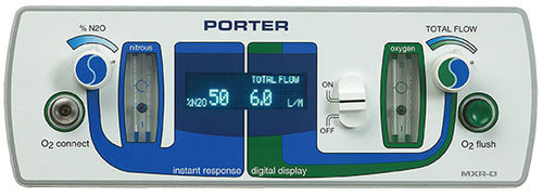 Digital flow meter - MXR-D - Porter Instrument - oxygen / nitrous oxide ...