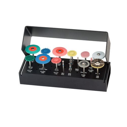 Dental restoration instrument kit - KM001 - Meisinger - dental polishing