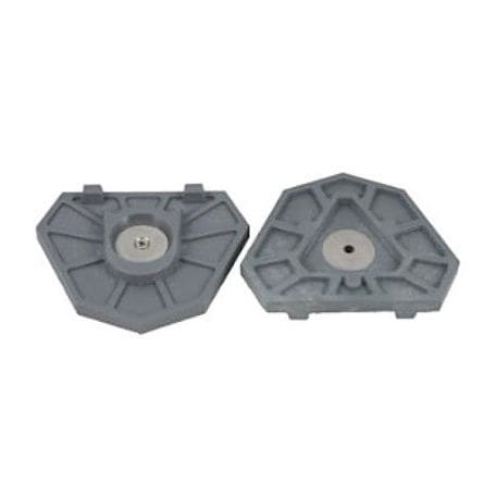 Dental articulator mounting plate - Accu-Trac® - MENSADENT - magnetic