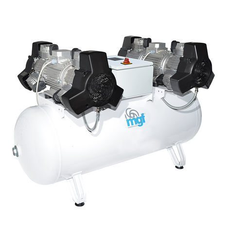 Medical air compressor - 270/100 TANDEM PRIME S IOT - MGF Compressors - dry