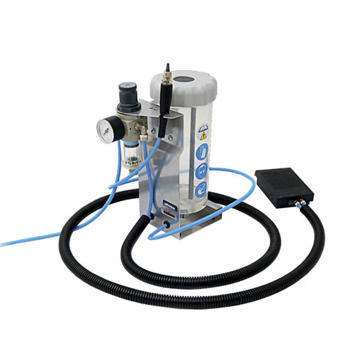 Foot-operated micro-sandblaster - Cobra M - ROKO - 1-tank / mobile
