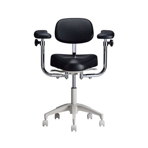 Dental stool - VIVA - MS - WINBEX CORPORATION - rotating / tilting / beige