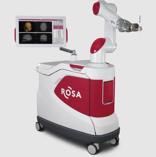 Guiding surgical robot - ROSA ONE® - Zimmer Biomet - neurosurgery