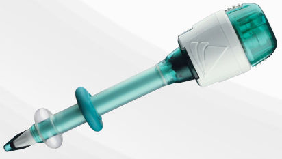 Laparoscopic trocar / with insufflation tap / shielded blade / with ...