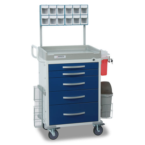 Emergency trolley - Rescue series - DETECTO - medical / for instruments ...