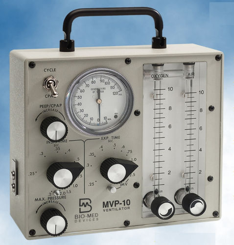Pneumatic ventilator - MVP-10 - Bio-Med Devices - emergency / transport ...