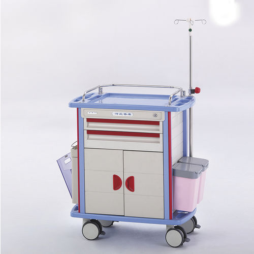 Emergency trolley - F-41 - Hebei Pukang Medical Instruments - medical ...