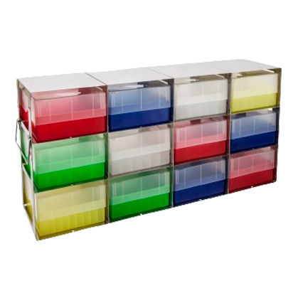 Cryo box laboratory rack - 54 00 007 - Ratiolab - for laboratory freezers