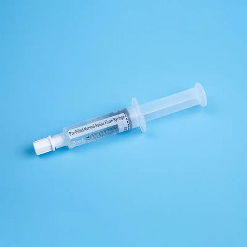Flush syringe - Suzhou SunMed - saline solution / pre-filled