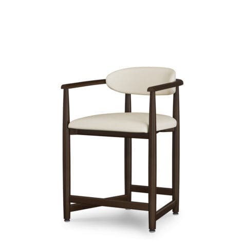 Dining room stool - Arpino Counter - Kwalu - with backrest