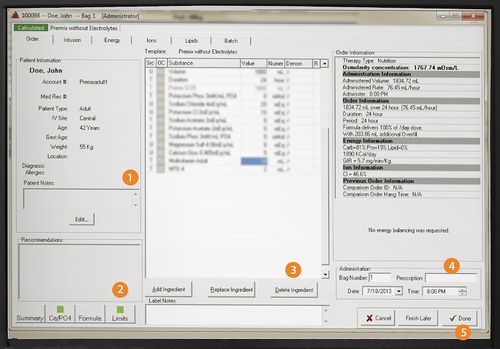 Patient data management software - ABACUS - Baxter - reporting ...