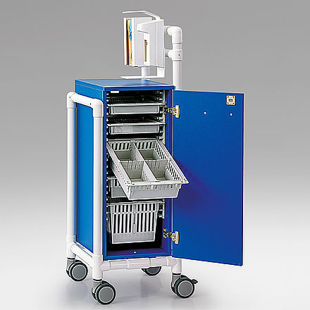 Medical cart - MEW 75 - RCN Medizin - multi-function / with basket ...