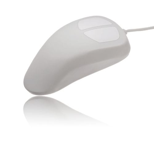 Optical medical mouse - DT-OM-GRAY - IKEY - USB / silicone / ergonomic