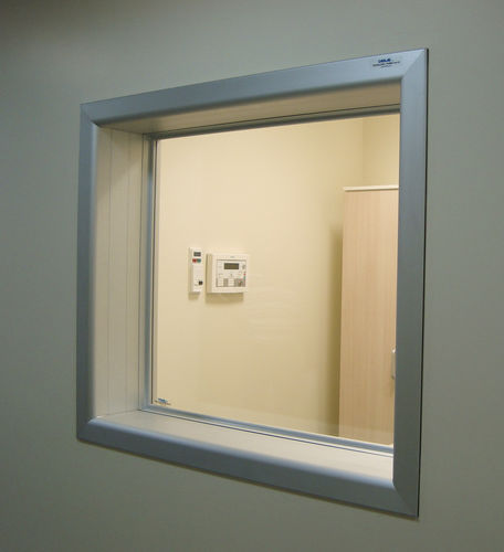 Viewing window - Q-CR-01 - Cablas - radiation protection / fixed