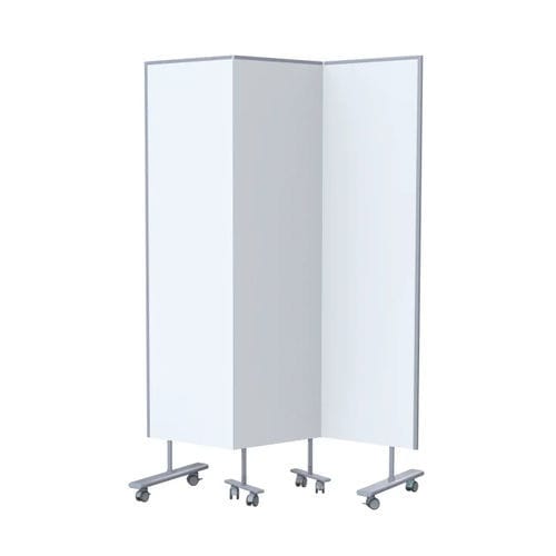 Hospital screen on casters - MHAP 2030 - MIXTA - 3-panel / with curtain ...
