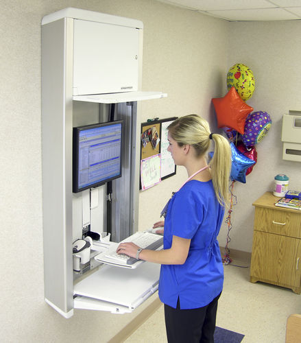 Medical computer workstation - StyleView VL Enclosure - Ergotron ...