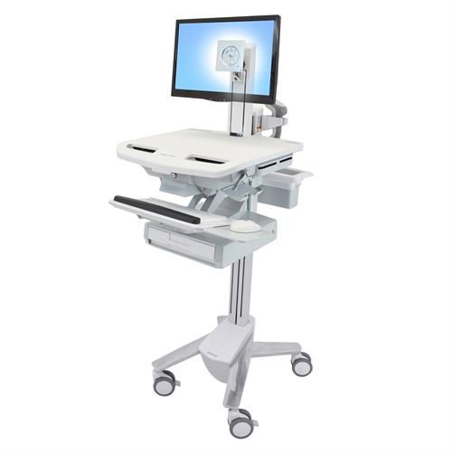Point-of-care computer cart - StyleView® - Ergotron - battery-powered ...