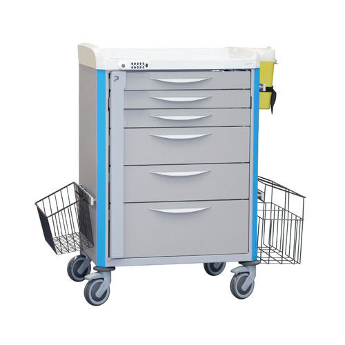 Nursing trolley - Neop® - PRATICIMA - storage / aluminum / with drawer
