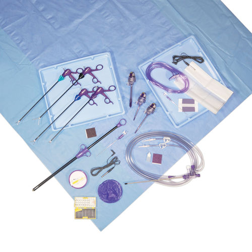 Laparoscopic surgery instrument kit - Purple Surgical - customizable