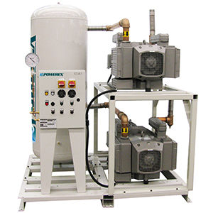 Medical vacuum system - VVOTD0151 - Powerex - rotary vane / oil-free