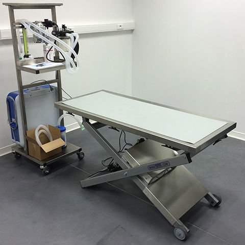 Veterinary examination table - Gtebel - electric / height-adjustable ...
