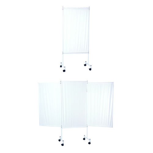 Hospital privacy screen on casters - PDG - Meden-Inmed - 1-panel
