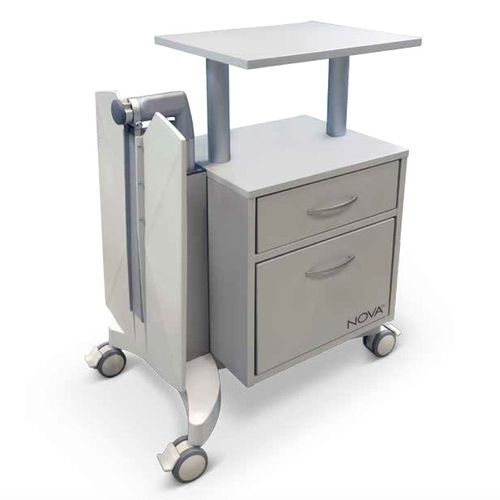 Bedside cabinet on casters - Merivaara NOVA - Lojer - with integrated ...