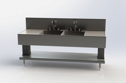 Decontamination sink - Neocare - STERIS - CANTEL - 2-station / ceramic ...