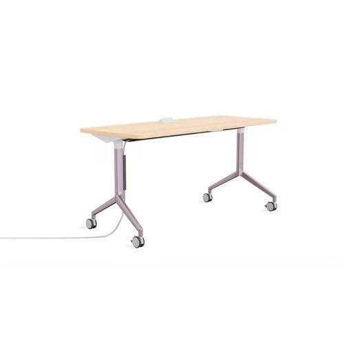 Work table - Groupwork - Nurture - Steelcase - rectangular / on casters ...