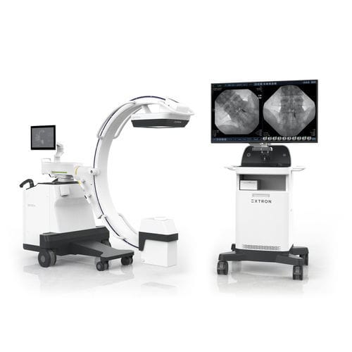 Mobile C-arm - EXTRON - DRTECH - with flat panel detector / with video ...
