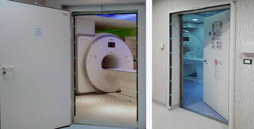 Wall-mounted MRI metal detector - FerrAlert ™Encompass - Kopp Development