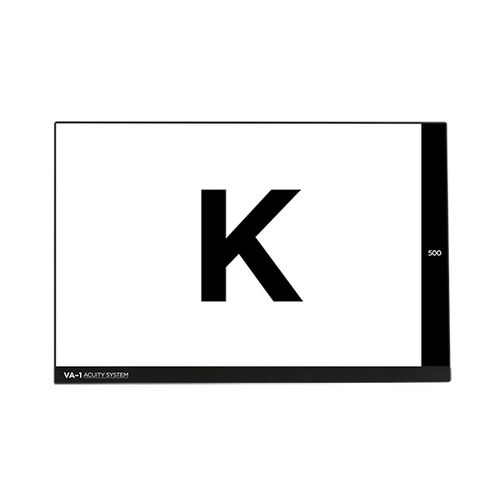 Optotype chart monitor - VA-1 - S4OPTIK - remote-controlled