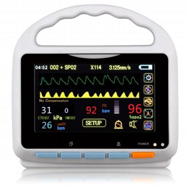 Portable patient monitor - MD 90Et - Meditech Equipment - respiratory ...