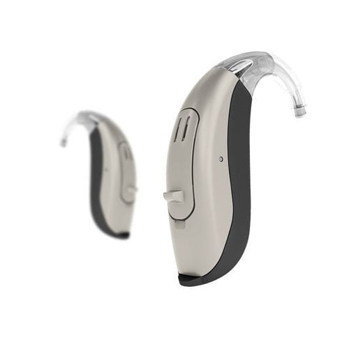 BTE hearing aid - Saphira 3 - bernafon - bluetooth® / beige / brown