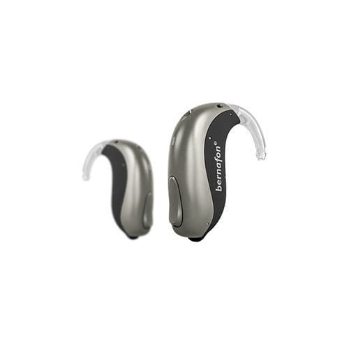 Mini BTE hearing aid - Alpha XT 9 - bernafon - bluetooth® / beige / brown