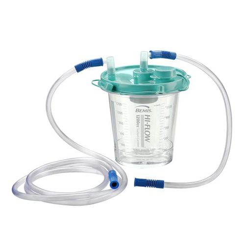 Body fluids suction jar - 485410 - BEMIS Health Care