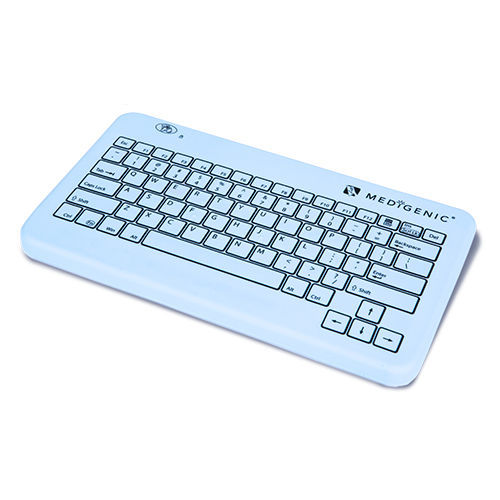 Silicone medical keyboard - Esterline - washable / flexible / wireless