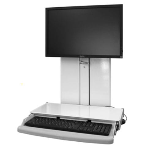 Wall-mounted computer workstation - VT21 - ICWUSA - medical / surgery