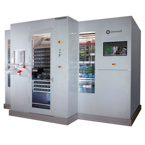 Pharmacy dispensing robot - Robomat - OMNICELL - for medicine