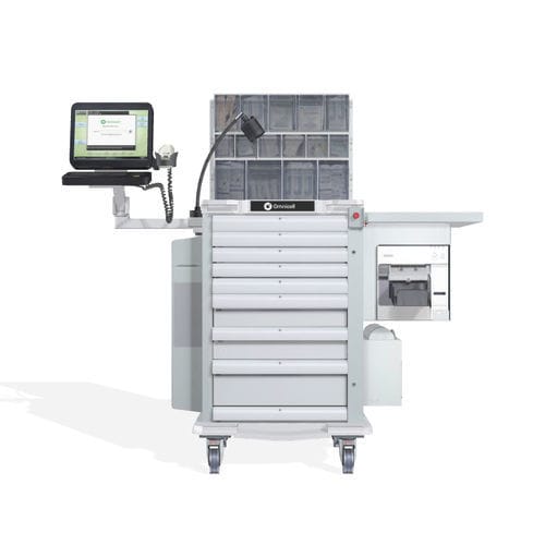 Trolley-mounted anesthesia workstation - XT Workstation™ - OMNICELL ...