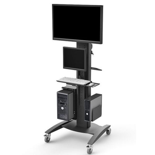 Height-adjustable computer cart - CPN-XLCD400-S - Richardson ...