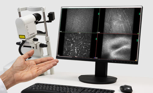 Scheimpflug camera - HRT3 RCM - Heidelberg Engineering - tabletop