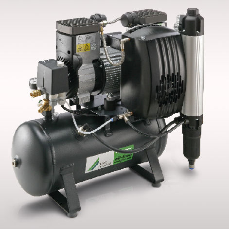 Gear air compressor - DÜRR TECHNIK - membrane / oil-free / with air dryer