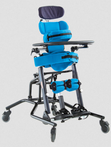 Pediatric standing frame - Mygo - Leckey - on casters
