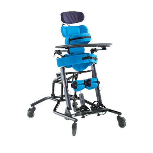 Pediatric standing frame - Mygo - Leckey - on casters