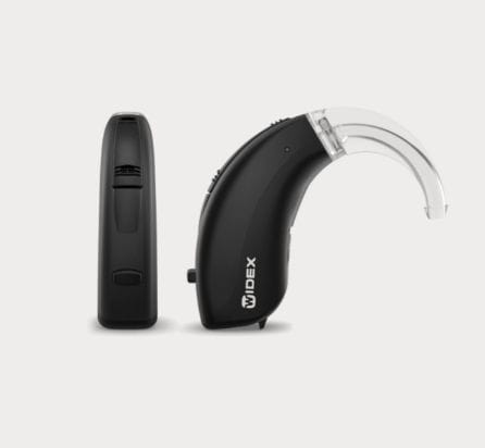 BTE hearing aid - 312 - Widex - remote-controlled / wireless / blue
